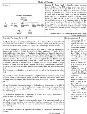 The Magna Carta, 1215 - Clio Lycée