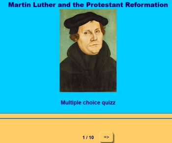 Reformation: a (Moodle Friendly) Multiple Choice Quizz - Clio Lycée